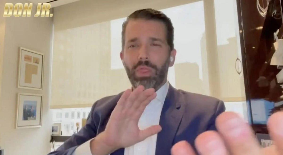 Don Jr’s Angry Rant About the Press Asking Biden a Weightlifting ...