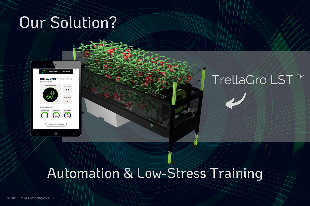 Trella Technologies — Automated Horizontal Plant Trainer For Cannabis