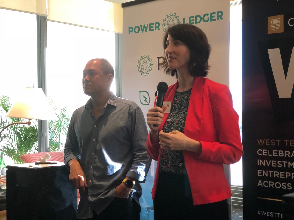 Dr Jemma Green and Bill Tai At The Global Blockchain Business Council ...