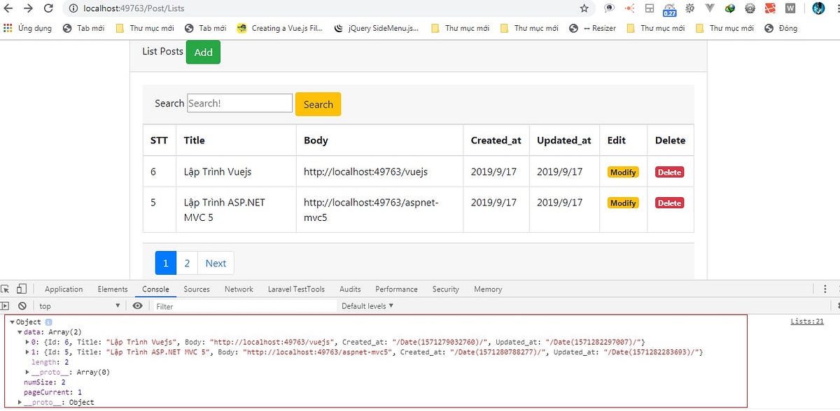 Asp Mvc 5 Ajax Pagination For Search Results By Hòa Nguyễn Thanh