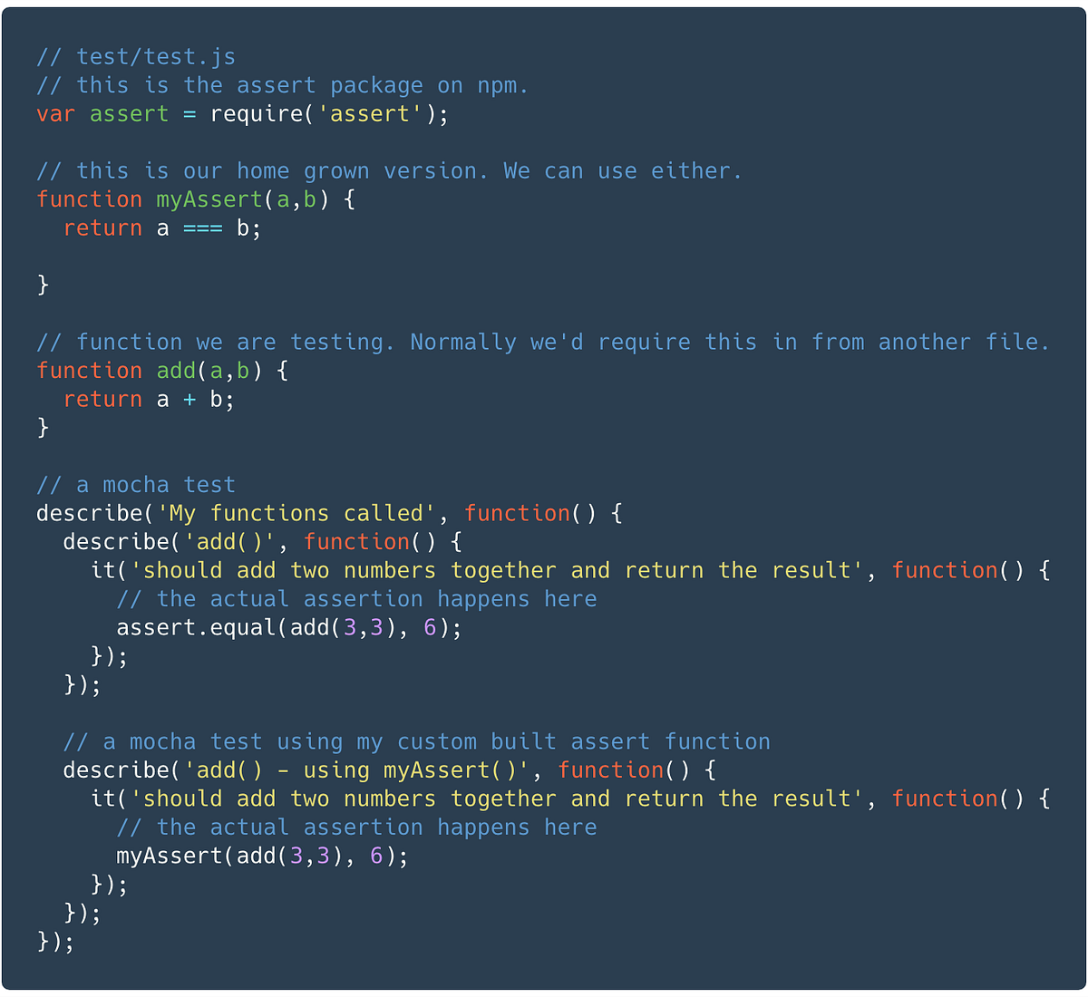 What is a Test in JavaScript?. I remember watching a talk on testing ...
