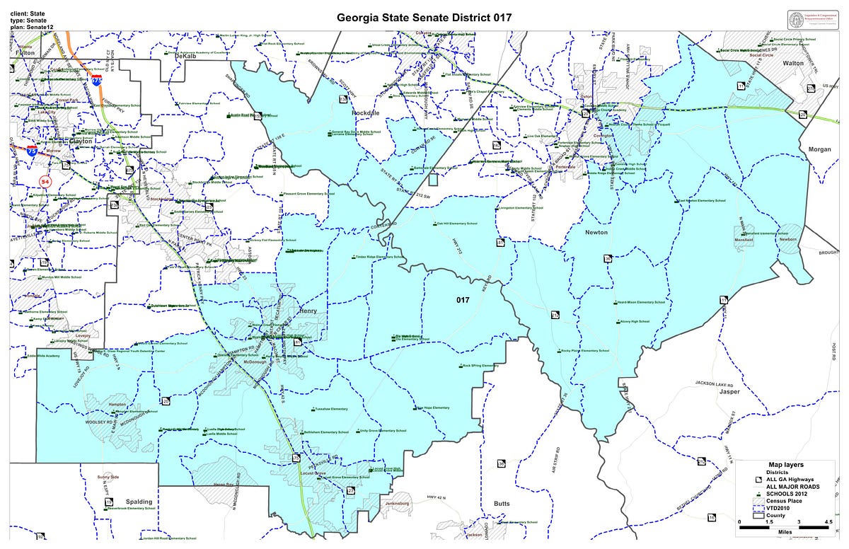 Georgia’s Competitive Districts: SD-17 | by Austin Wagner | PeachPod ...