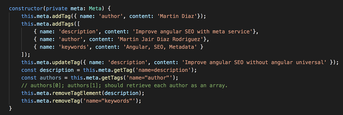 Metadata & SEO in angular +5. Metadata is data (information) about ...