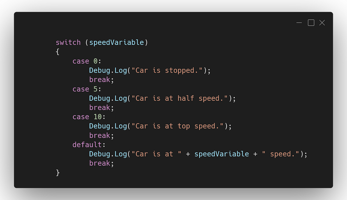 Switch Statements And Enumeration Types By Kyle W Powers Nerd For Tech Medium