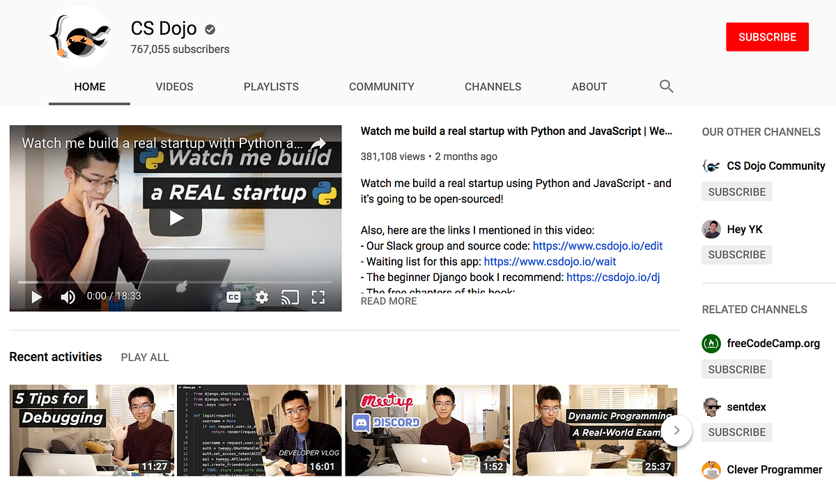 How to submit content to CS Dojo Community’s YouTube channel and Medium publication | by YK Sugi ...