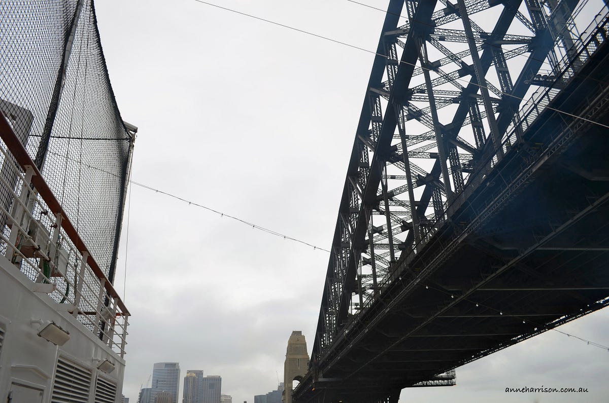 Under the Harbour Bridge. Somehow. | by Anne Harrison | SNAPSHOTS | Mar ...