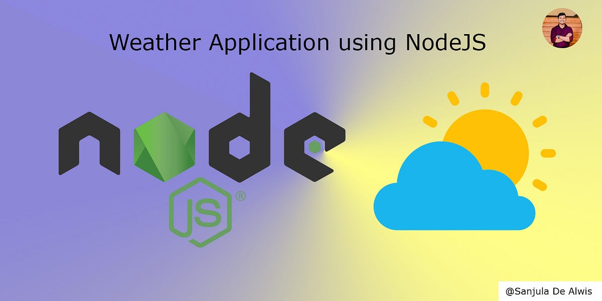 Weather Application using Node.js ️ | by Sanjula De Alwis | Medium