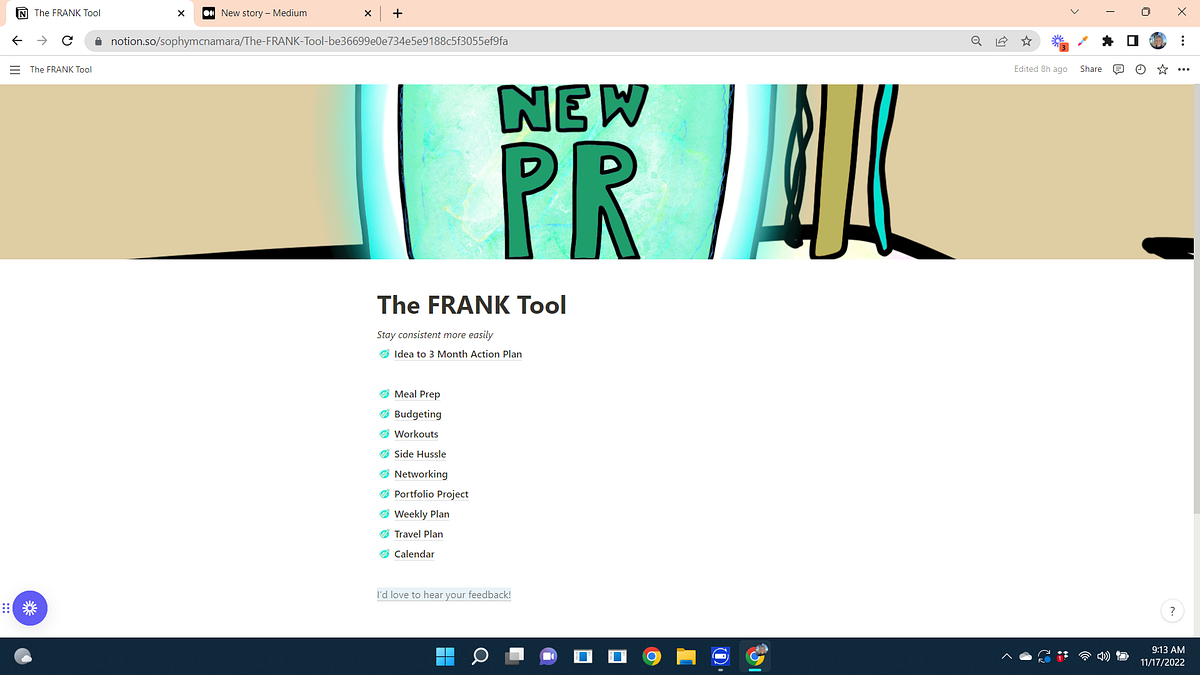 Creating the Initial Version of The FRANK Tool, as well as creating an ...