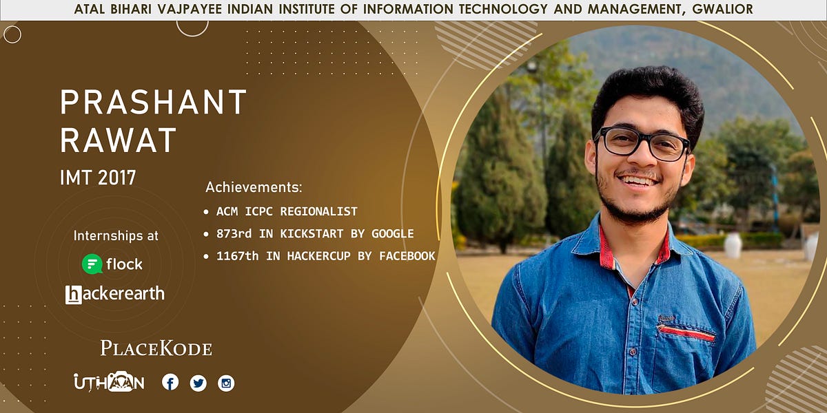 PlaceKode with Prashant Rawat interned at Flock | by Uthaan IIITM | Uthaan | Mar, 2022 | Medium