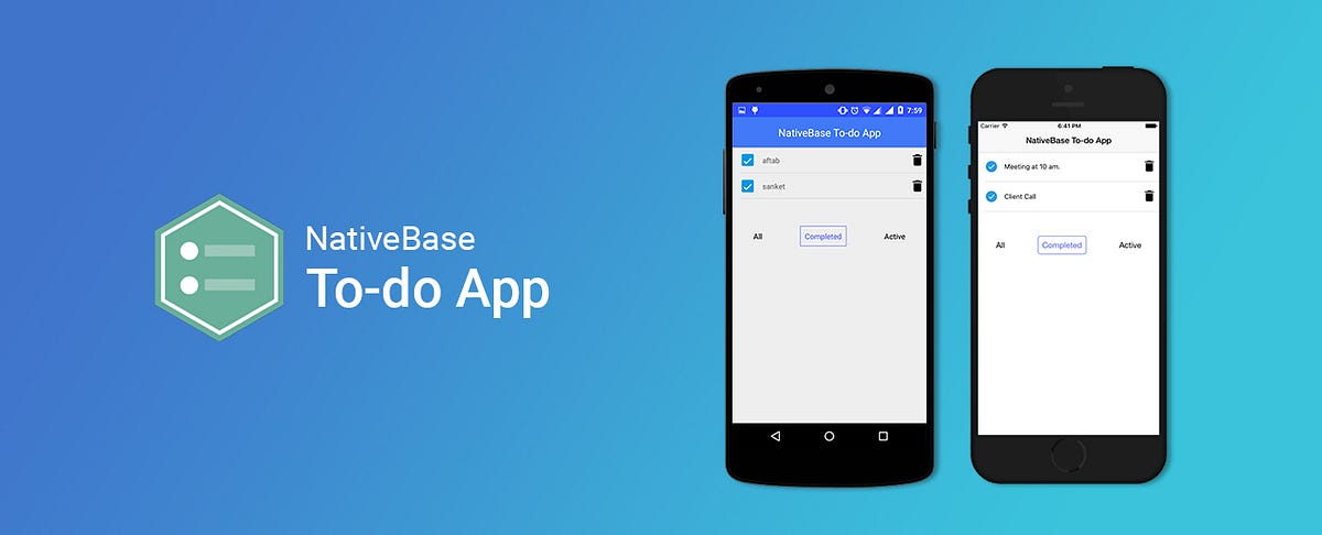 Todo App In React Native Using Nativebase Ui Kit By Shruti Kaushik