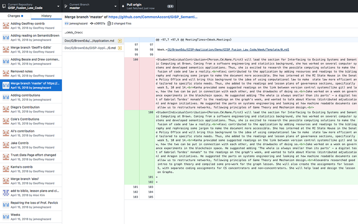 Github user interface. Git is a version control management… | by ...