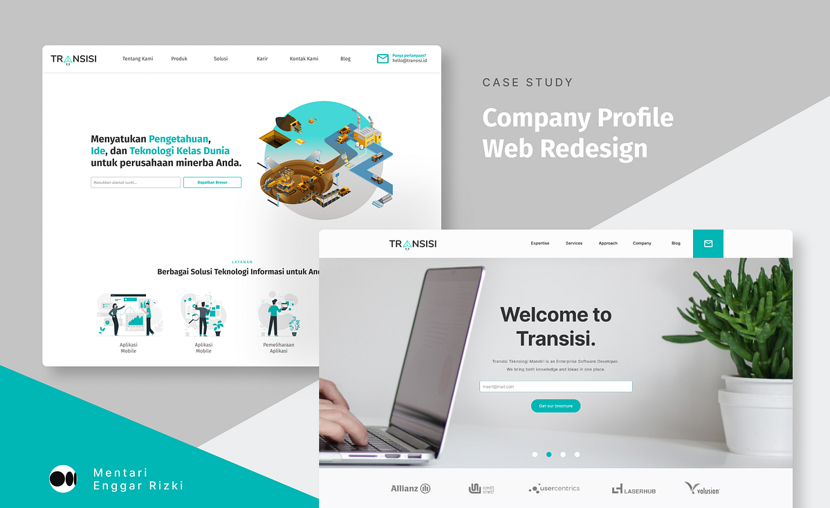 UX Case Study: Company Profile Website Redesign | by Mentari Enggar ...