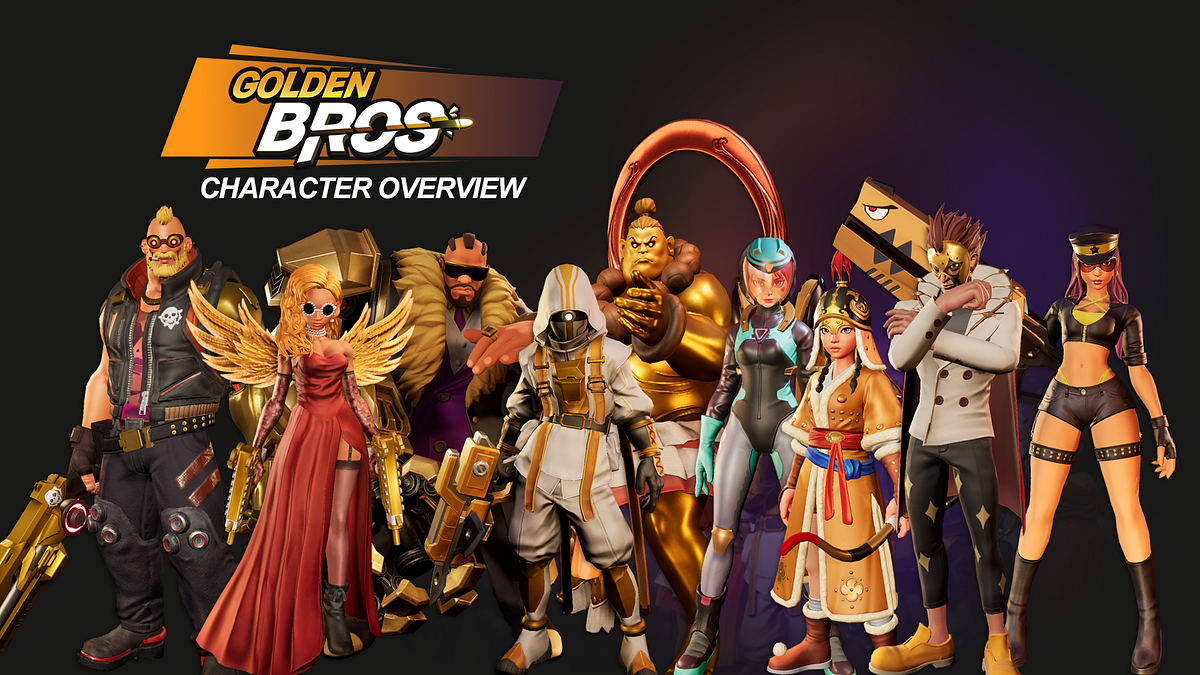 Introducing: The Golden Bros Characters! | by CUBE | CUBE | Apr, 2022 ...