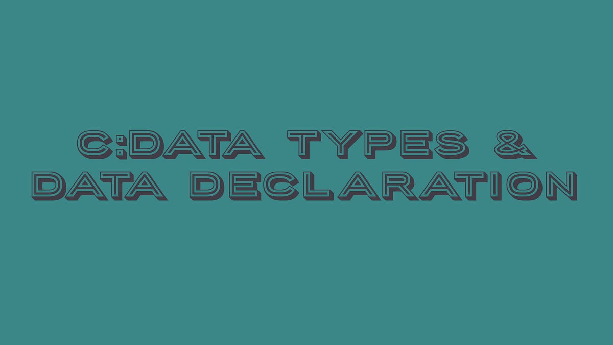Cdata Types And Data Declaration Variables By Alopix Αλώπηξ Jan 3596