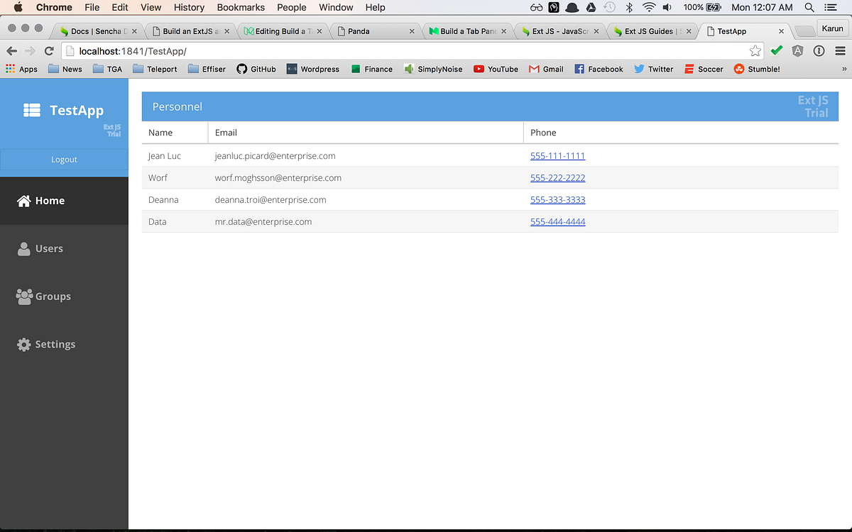 Build a Tab Panel using ExtJS v6.0.2 | by Karun Siddana | Medium