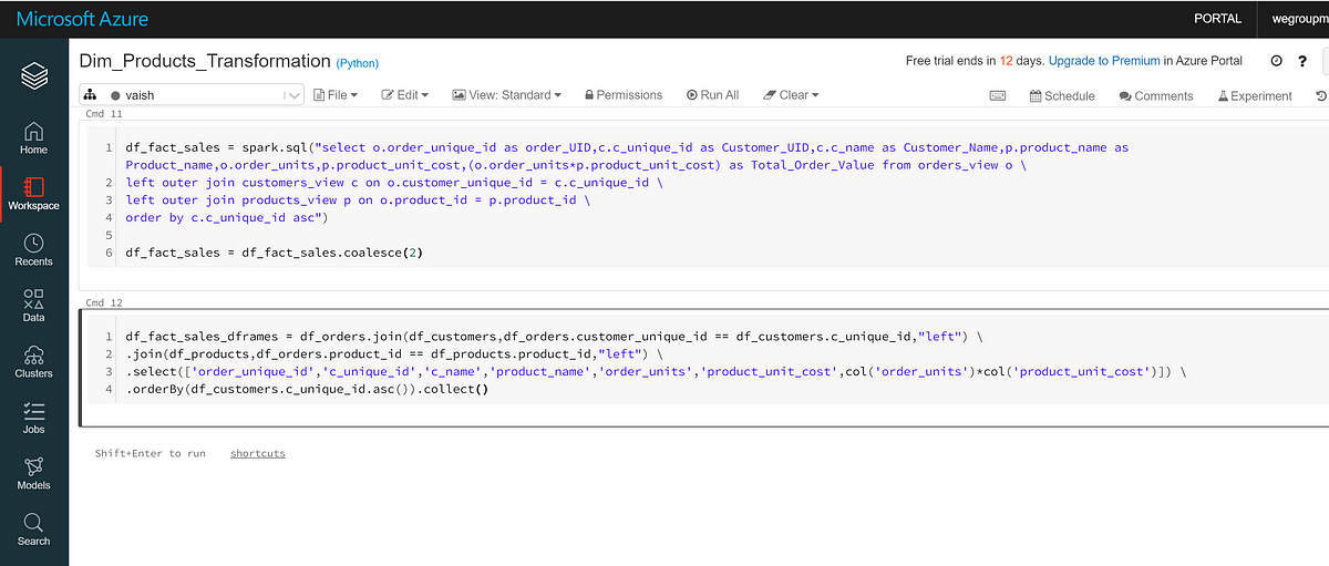 Orchestrate & Build ETL pipeline using Azure Databricks and Azure Data ... Orchestrate & Build ETL pipeline using Azure Databricks and Azure Data ...