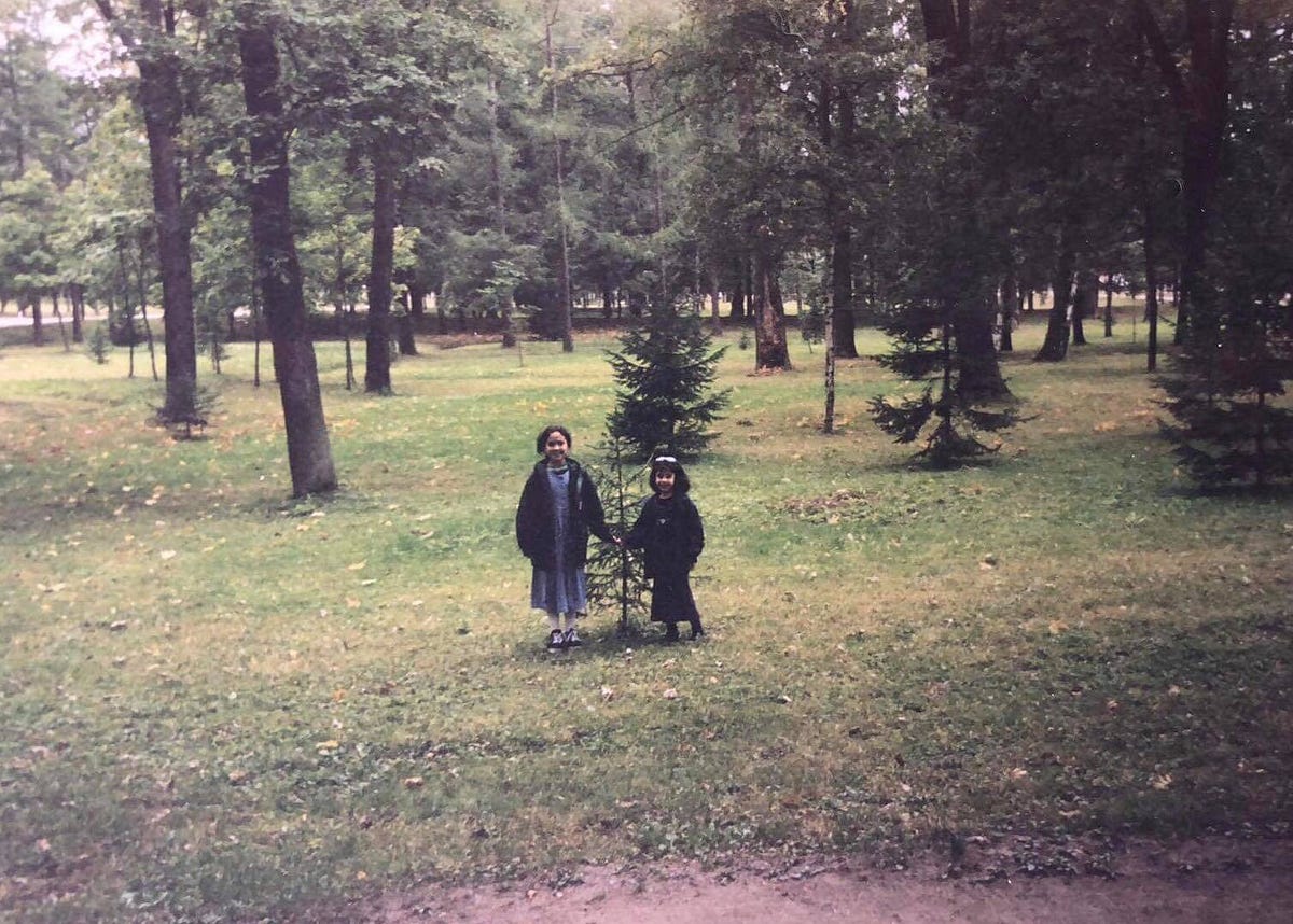 The Wild Russia of the 90s. The four of us stood still, barely even ...
