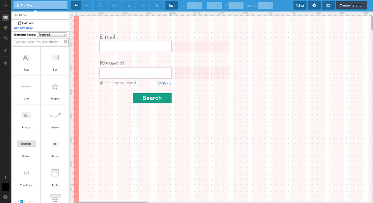 How To Design Flat UI Web Form?. Understand principles. Learn the tool ...