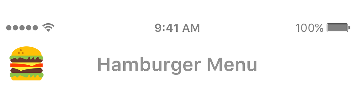 Hamburger Menu on iOS Done Right. Hamburger menus are always a hot debate… | by qbo | Medium