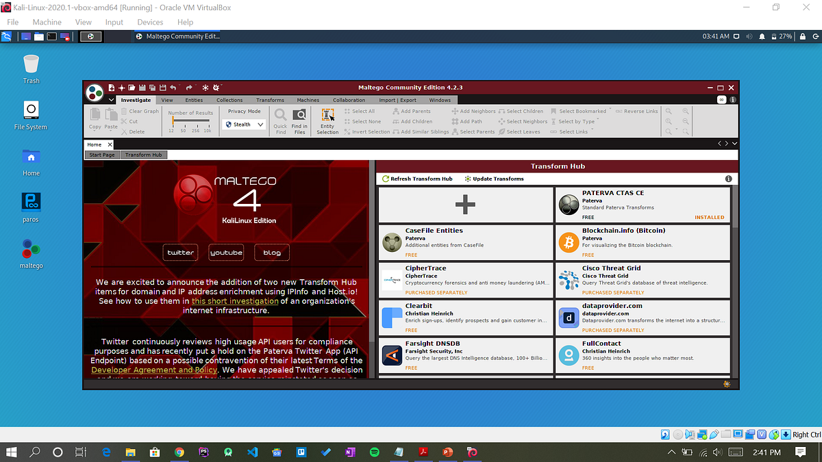 How to use Maltego. This tutorial is 100% for Education… | by Hengky ...