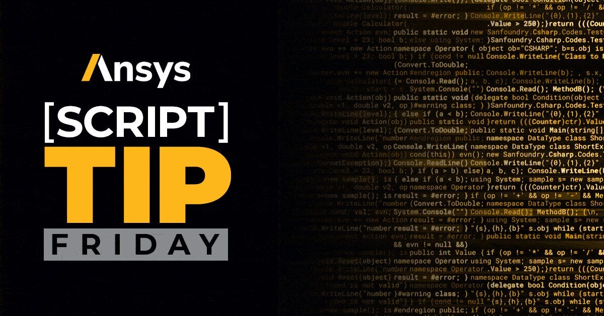 Script Tip Argparse How To Make Your Own Cli By Ansys Developer 5263