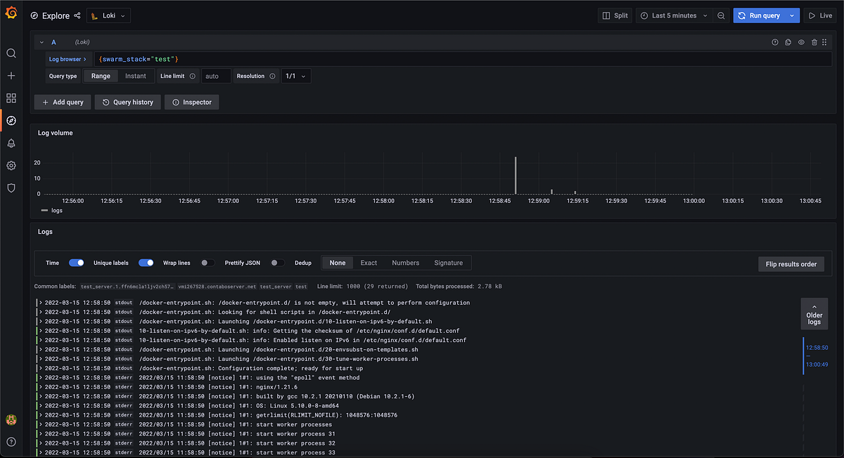 Grafana Loki in Docker Swarm. A simple step-by-step solution how to… | by Marton Schneider | Medium