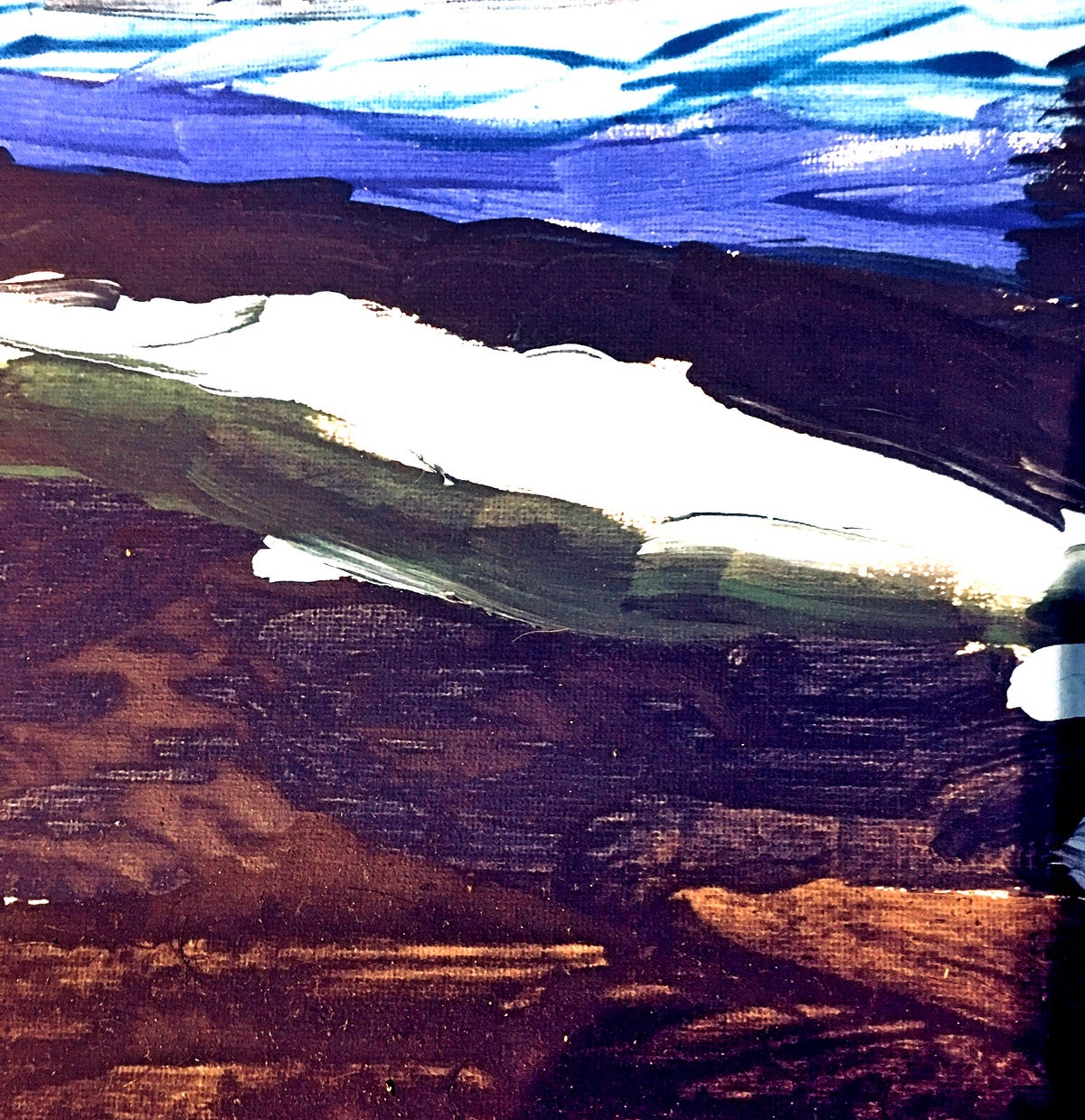 Canadian Landscape. an abstract work inspired by the lakes… | by Allan ...