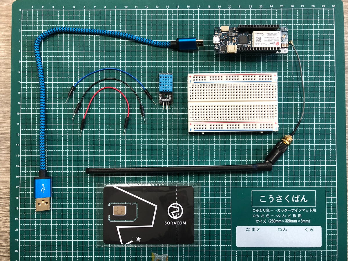Arduino Mkr Gsm 1400 Cellular Iot Sensor Data Visualisation In 5 Minutes With Soracom Iot Sim