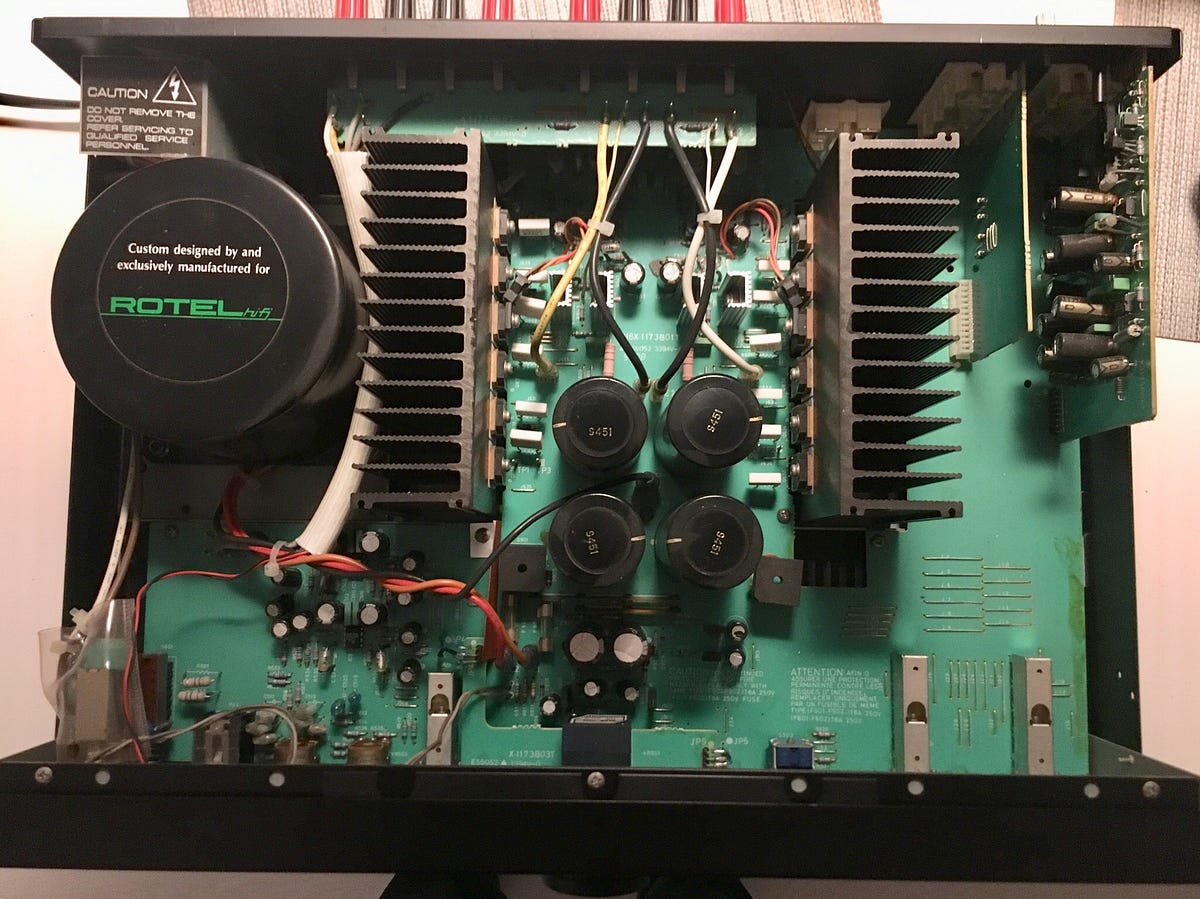 Rotel stereo integrated amplifier ra 980bx