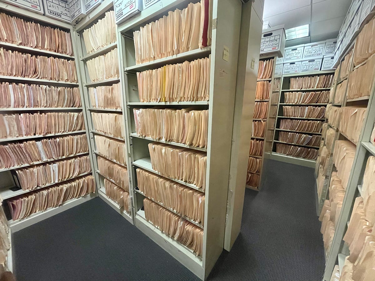 Surrounded by paper in an archaic workplace! No Automation. Learn to ...