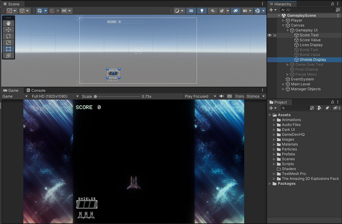 Adding Shield HP + UI Elements In Unity | by Dustin "Angel" Musser | Jan, 2023 | Medium