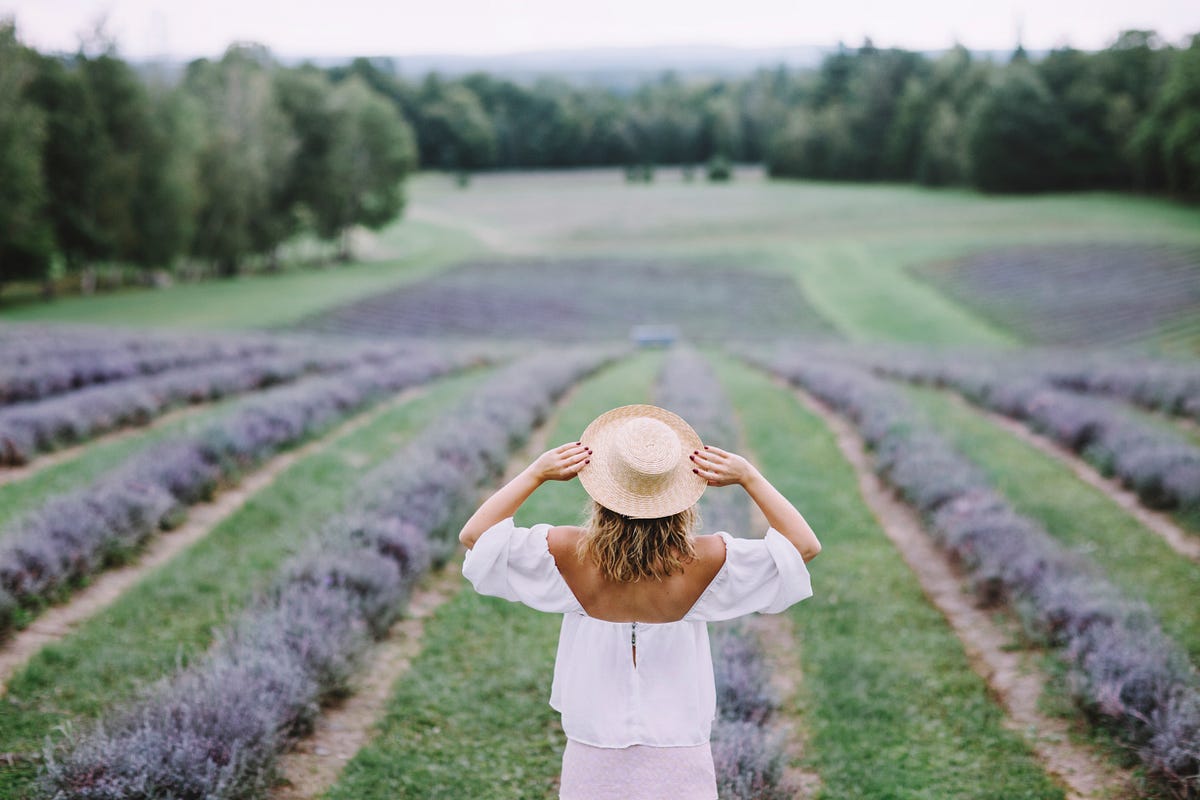 Shooting Bleu Lavande. Model: Jeanne Collinge-Pageau Location… | by ...