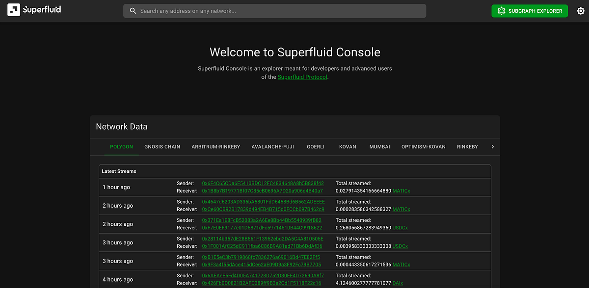 Superfluid Console v2 Enters Beta | by Superfluid | Superfluid Blog ...
