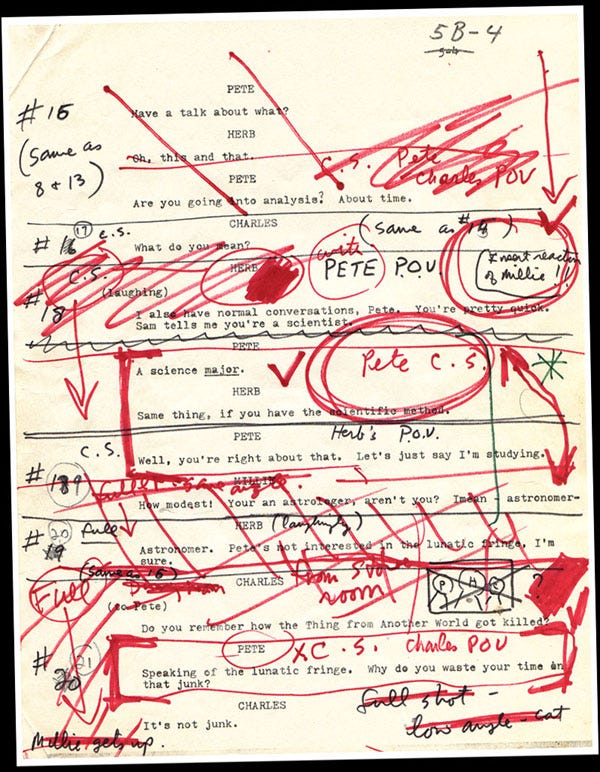 Handling Script Notes Go Into The Story 1095