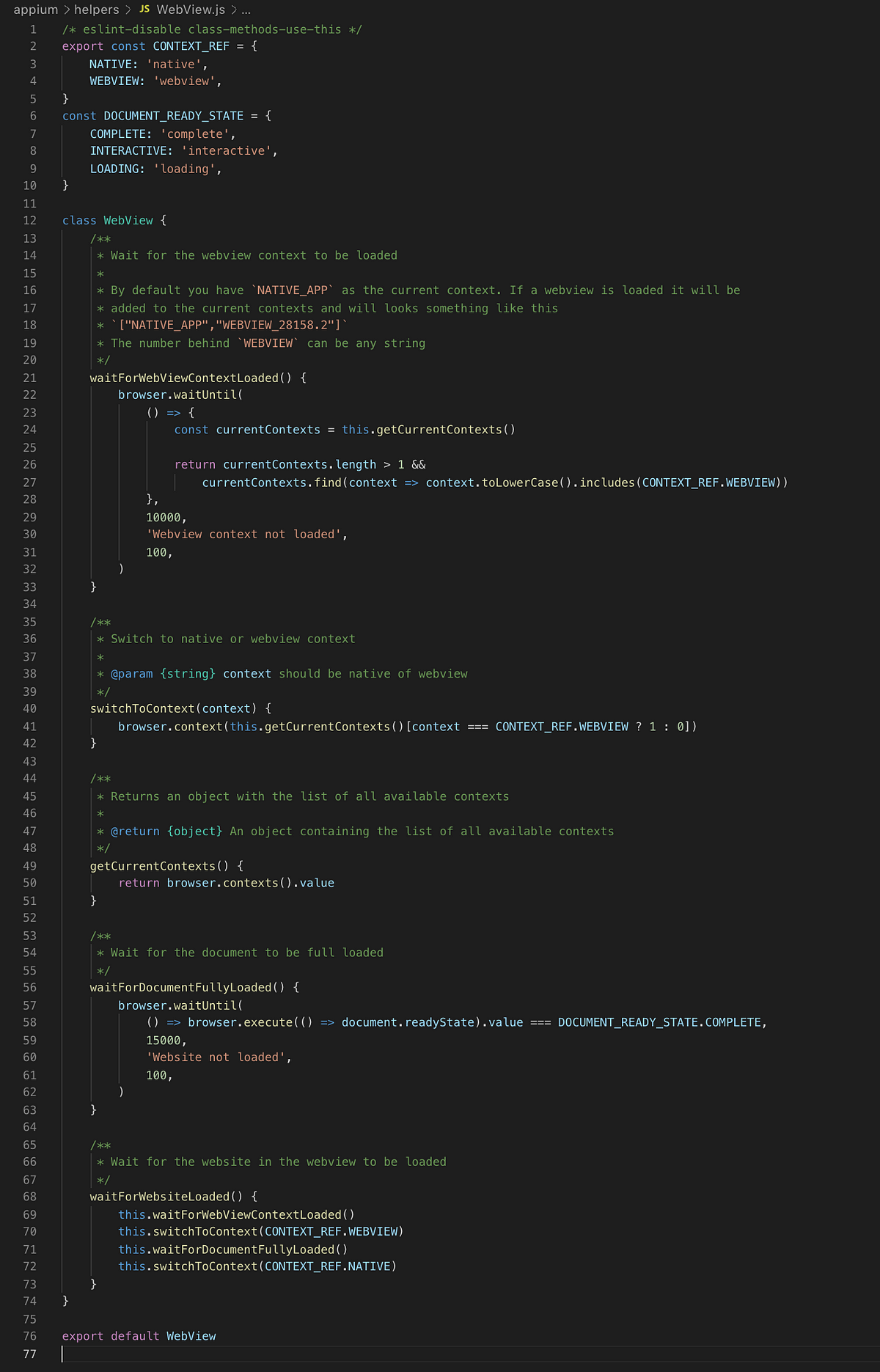Using Appium In Webview With Webdriverio By Liz Pantalone Medium