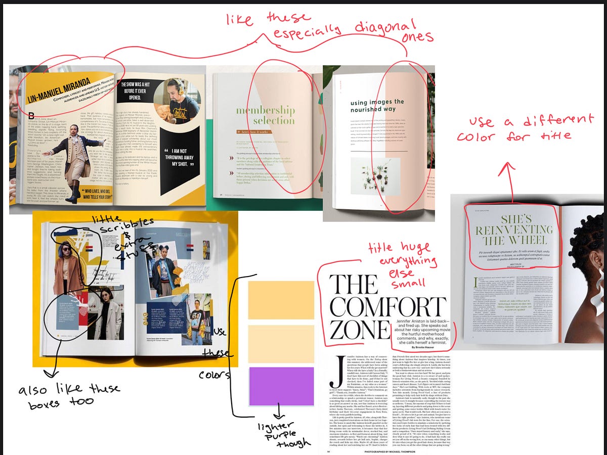 Layout Exercise. I wanted to make a layout that felt… | by Melina ...