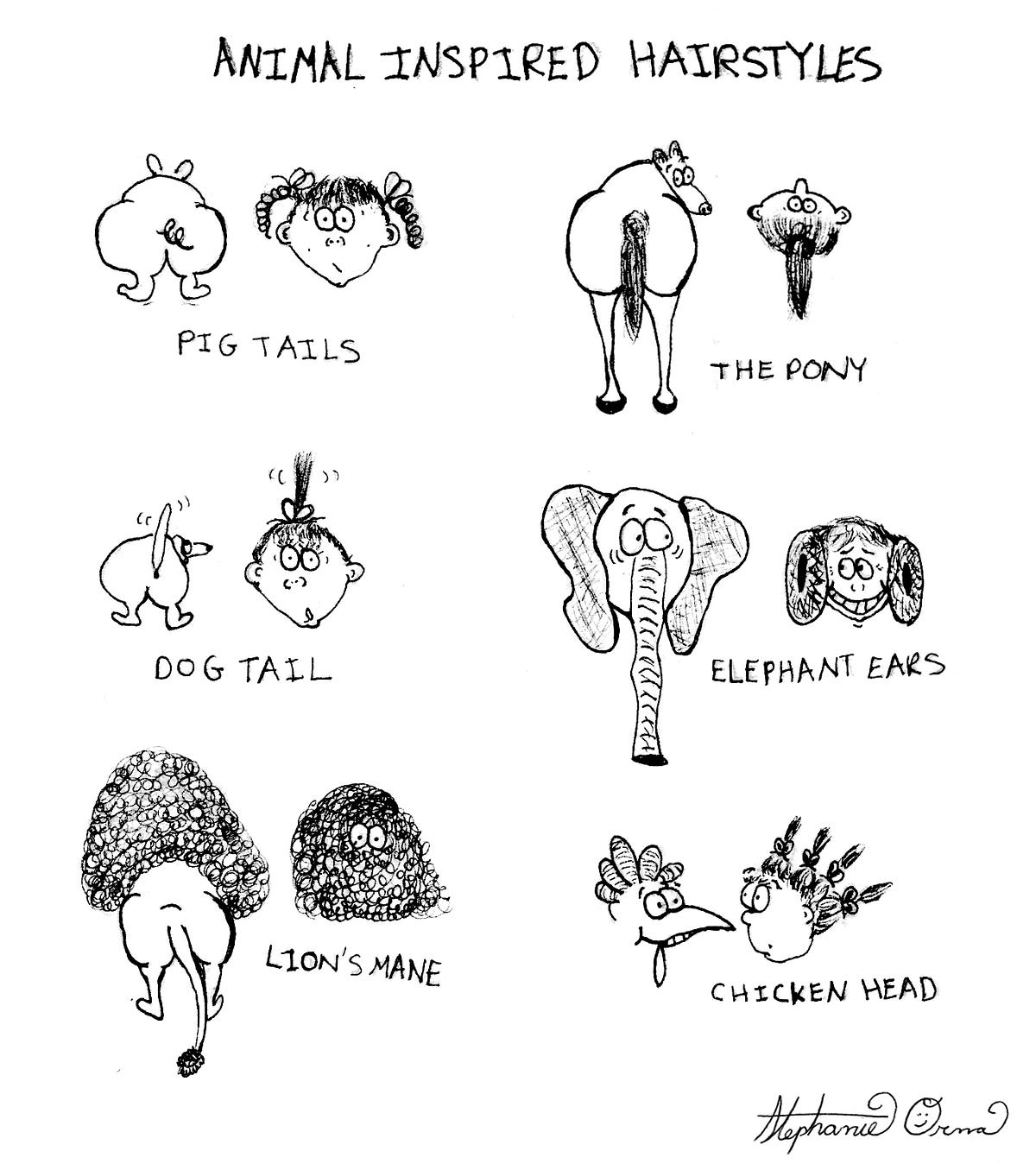 6 Popular Hairstyles Inspired By Animals | by Stephanie Orma | I Love ...