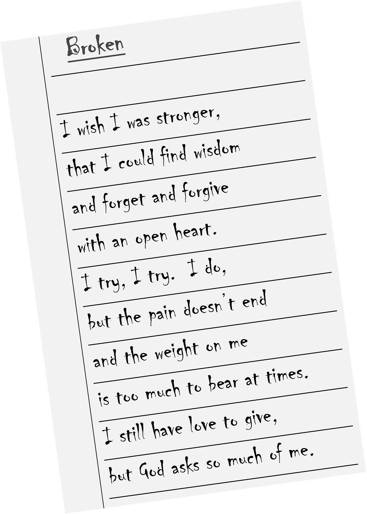 Broken. Little Poem from ‘In the Minuses’ | by Martine Weber | Dreams ...