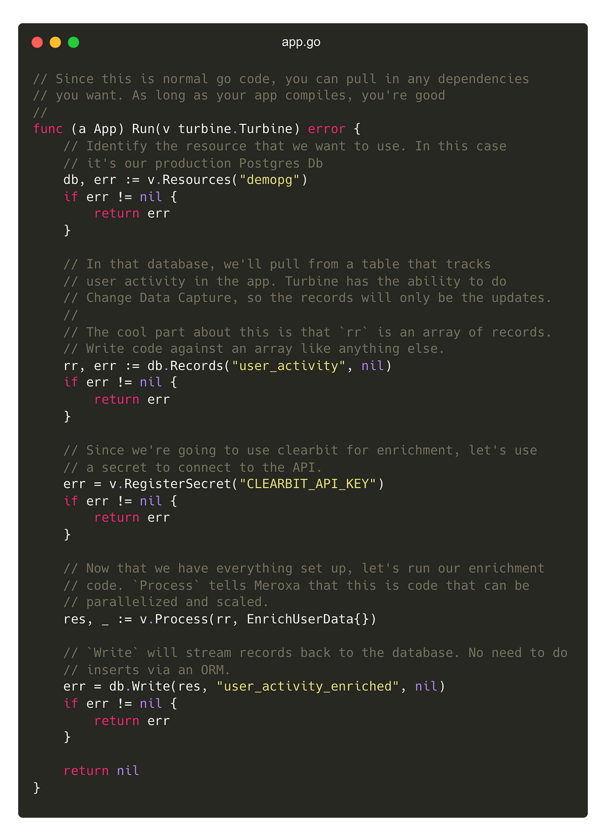 Turbine: Putting the “App” in Data App | by rimas silkaitis | Meroxa | Medium