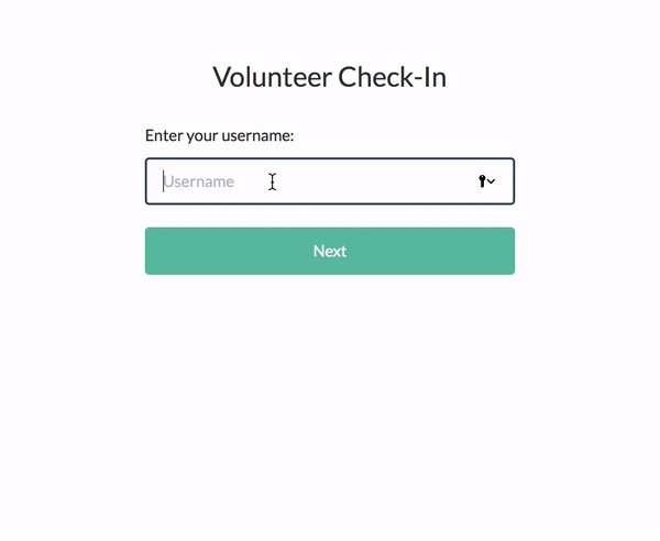 Announcing the Volunteer Check-In Portal | by Emily Yeh | Medium