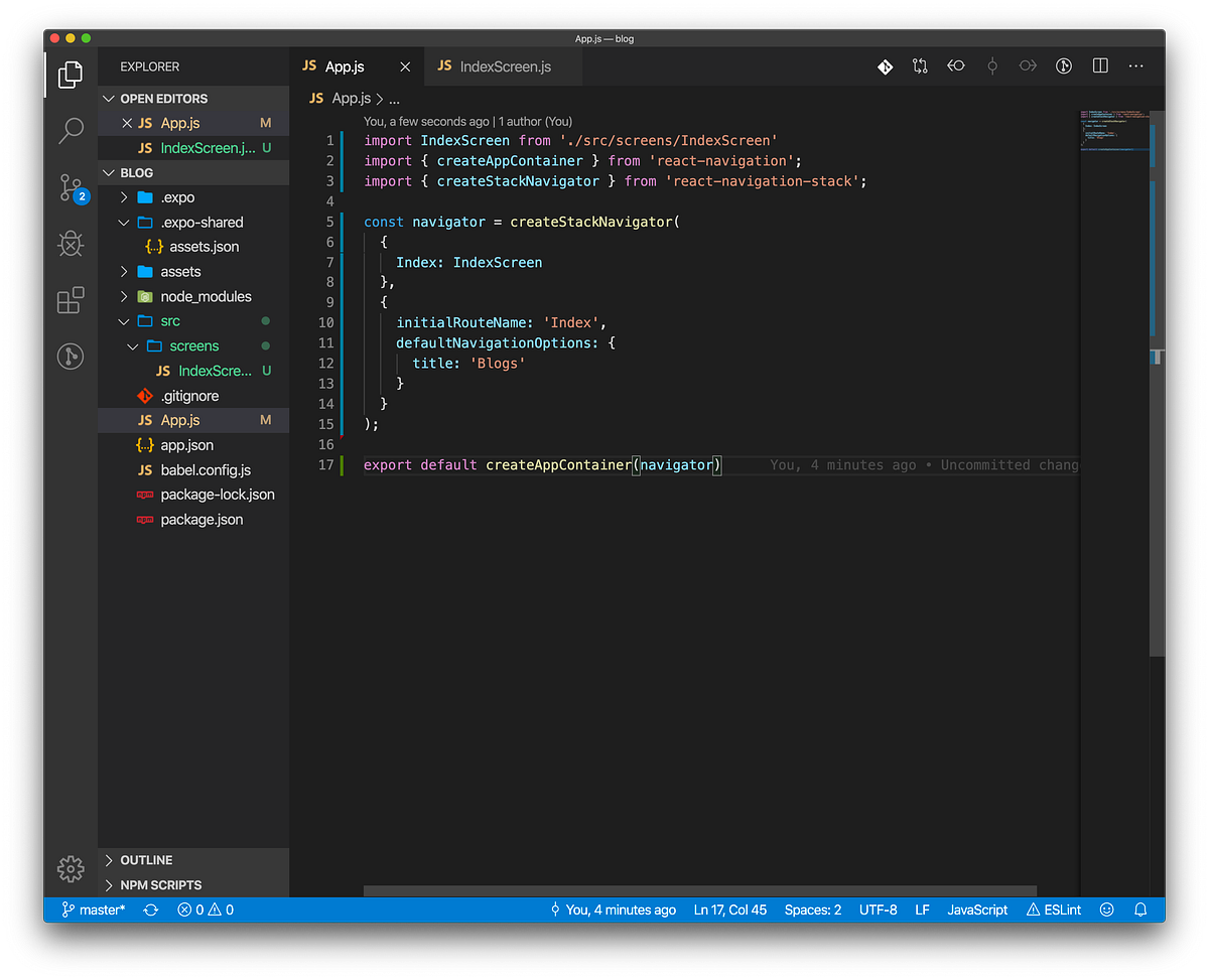 How to set up Navigation in React-Native | by Kainoa Keanaaina | Medium