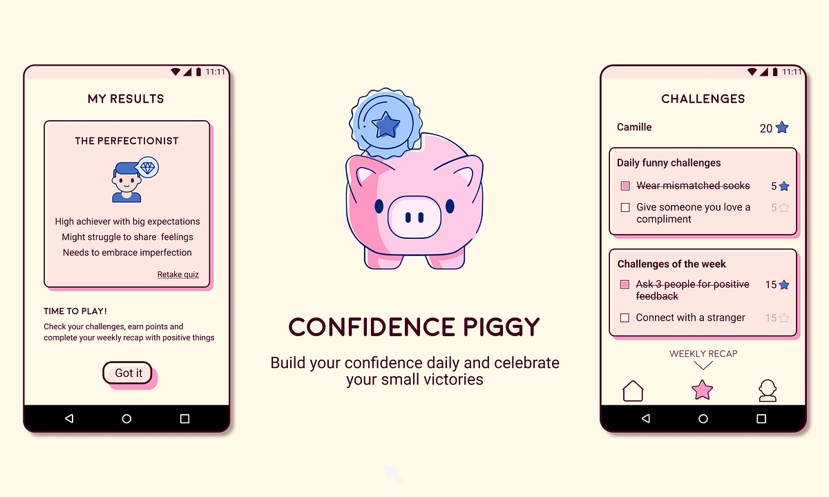 Creating a self-confidence app from the ground up — A UI/UX case study ...