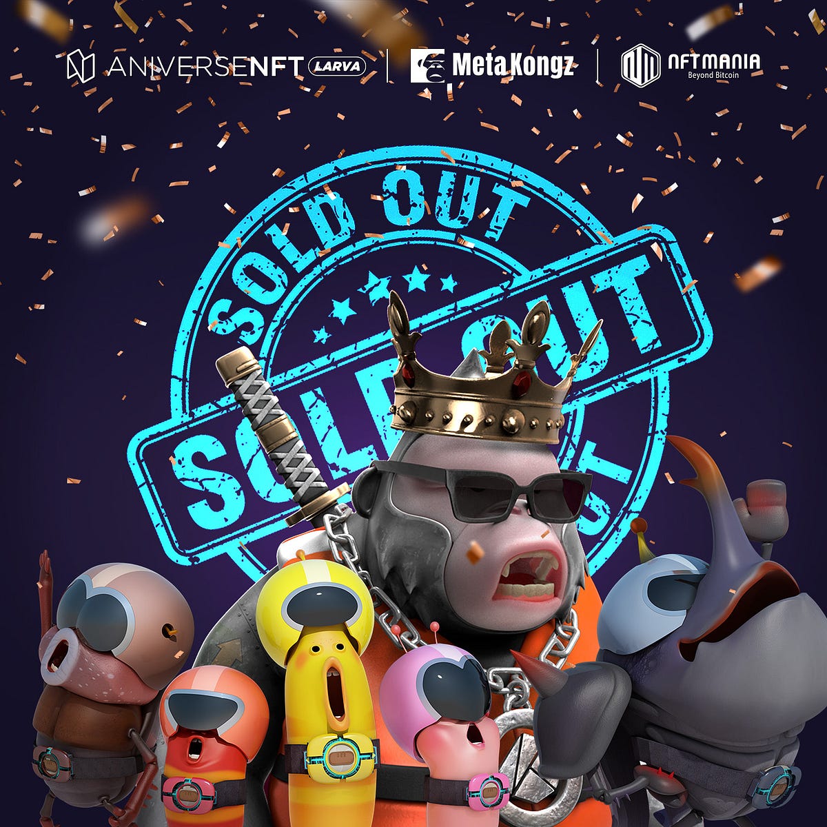 ANIVERSE Larva PFP NFT Sold Out on OpenSea NFT Marketplace | by ANIVERSE | ANIVERSE | Mar, 2022 ...