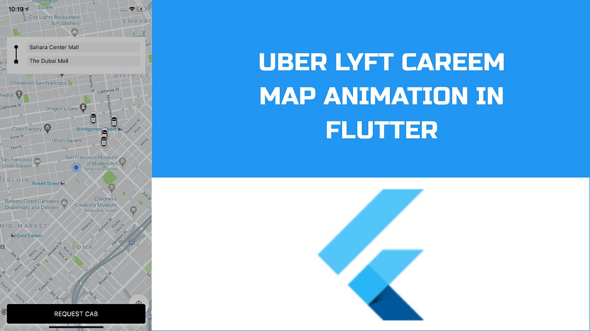 How to Add Uber Car Animation in Flutter App ? Part 2 | by umer javaid ...