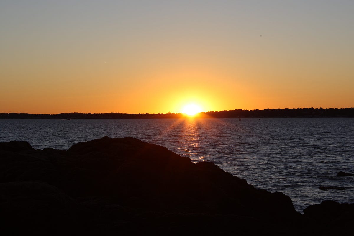 Sunset Photograph. With tangerine layers | by byfiver | Medium