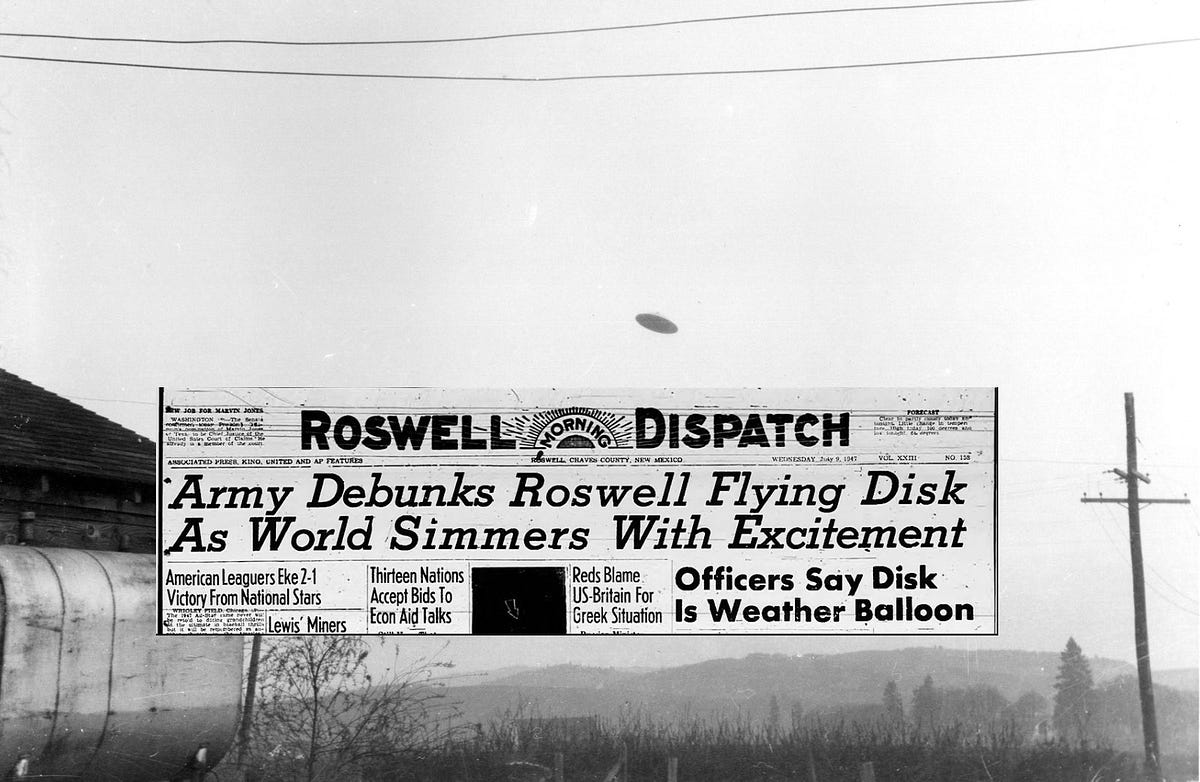 75 Years This Month, Roswell’s Weather Balloon | by John Ege | Medium