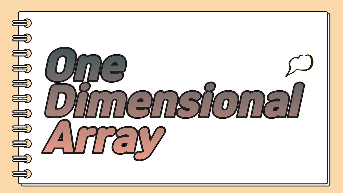 Java 8 One Dimensional Array One Dimensional Array — A Collection Of 4947