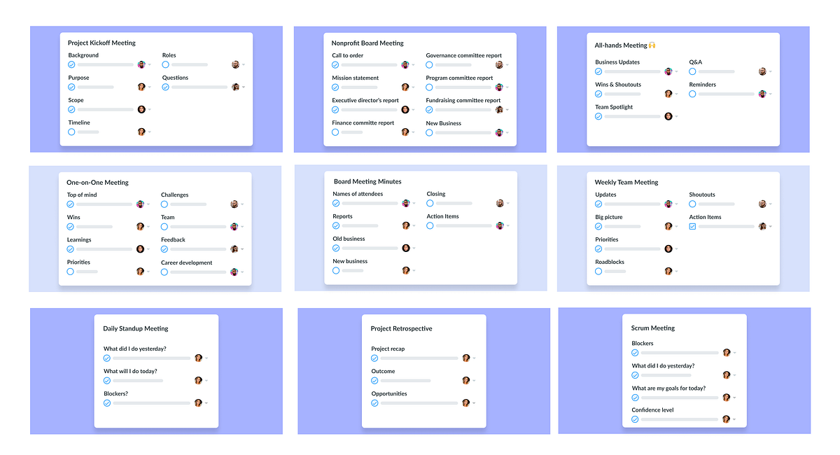 10 Meeting Agenda Templates For Highly Productive Meetings Fellow app 10 Meeting Agenda Templates For Highly Productive Meetings Fellow app