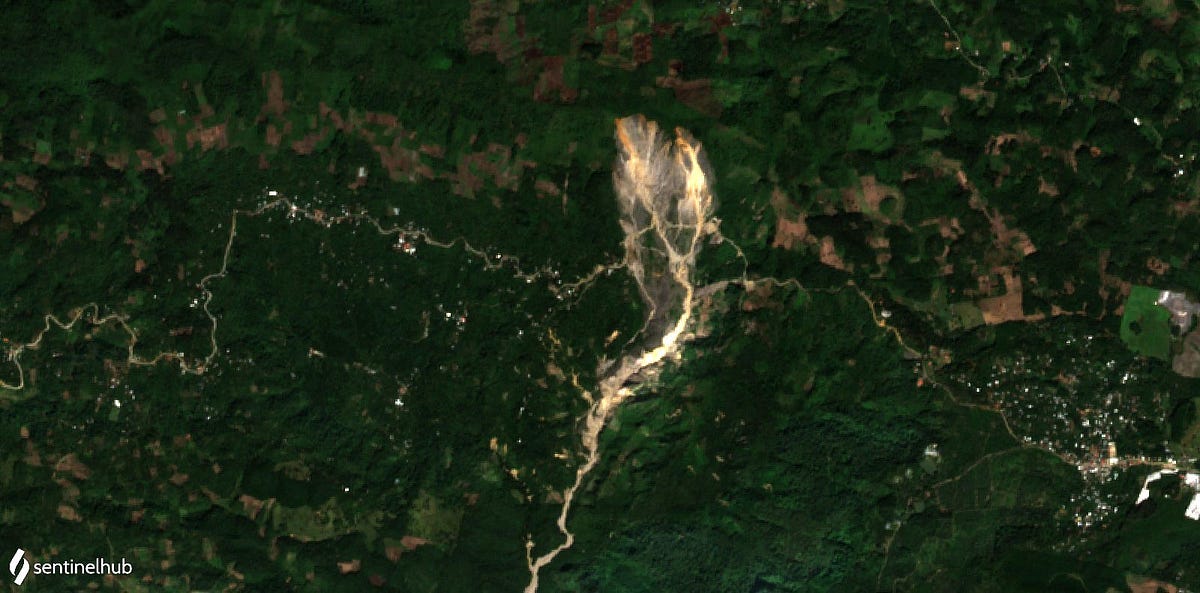 Landslide Detection For Rapid Mapping Using Sentinel 2 By Alexander Ariza Sentinel Hub Blog