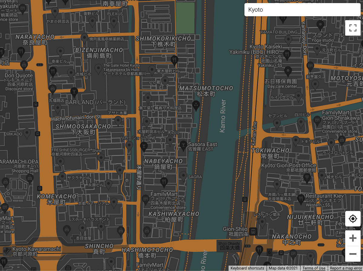 Day 5: Switching embedded Google Maps into custom dark mode after 6pm ...
